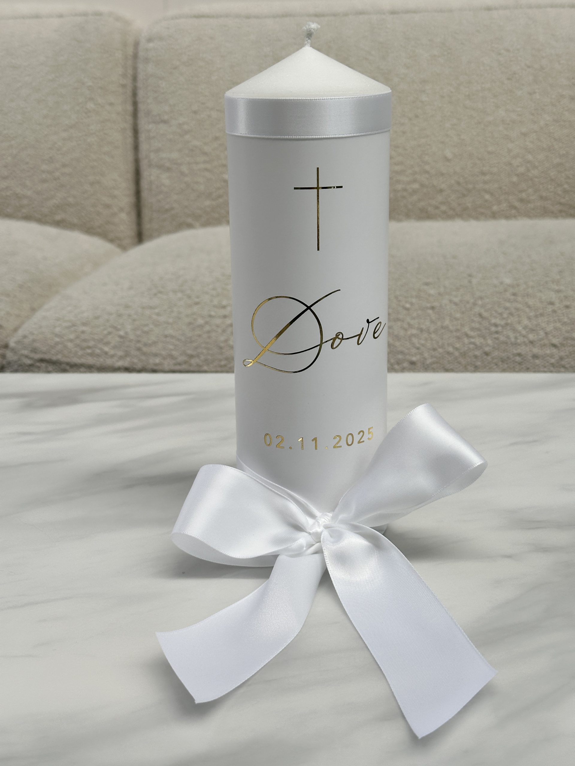 Catholic Baptism Candle - The Luxx Co